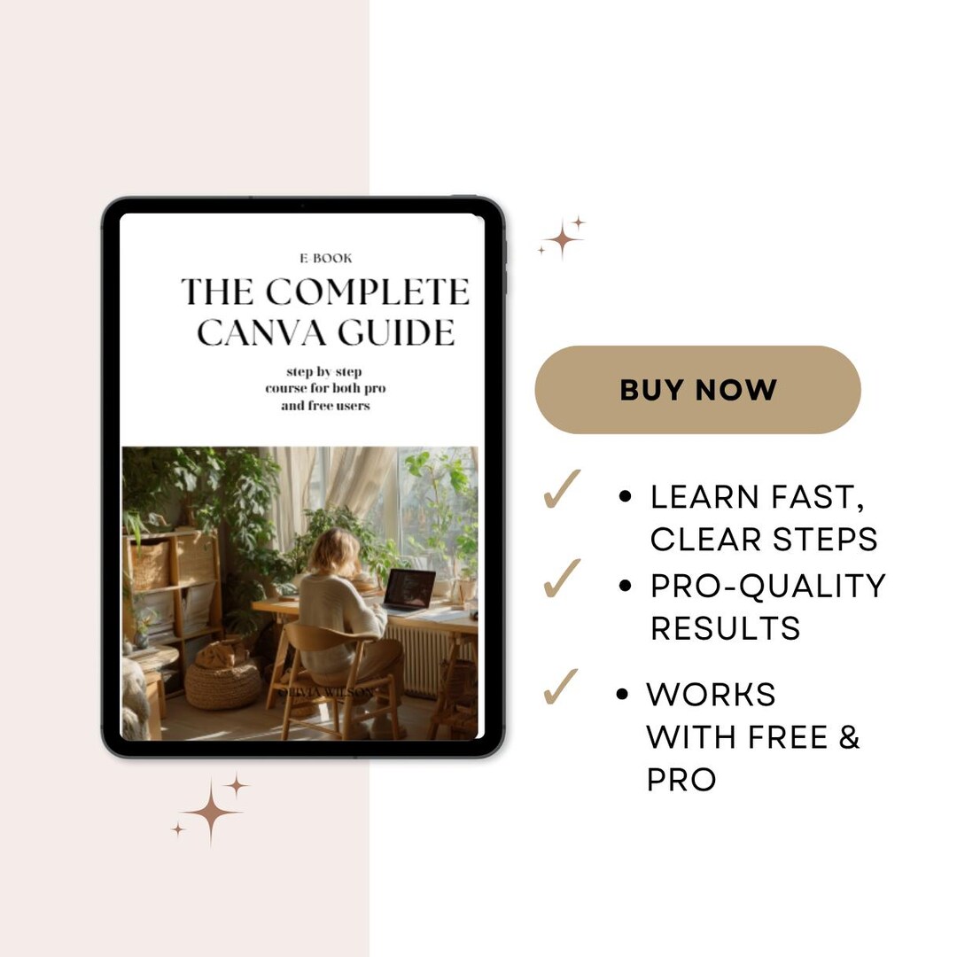 The Complete Canva Guide Ebook | Step-by-step for Free & Pro | Digital ...