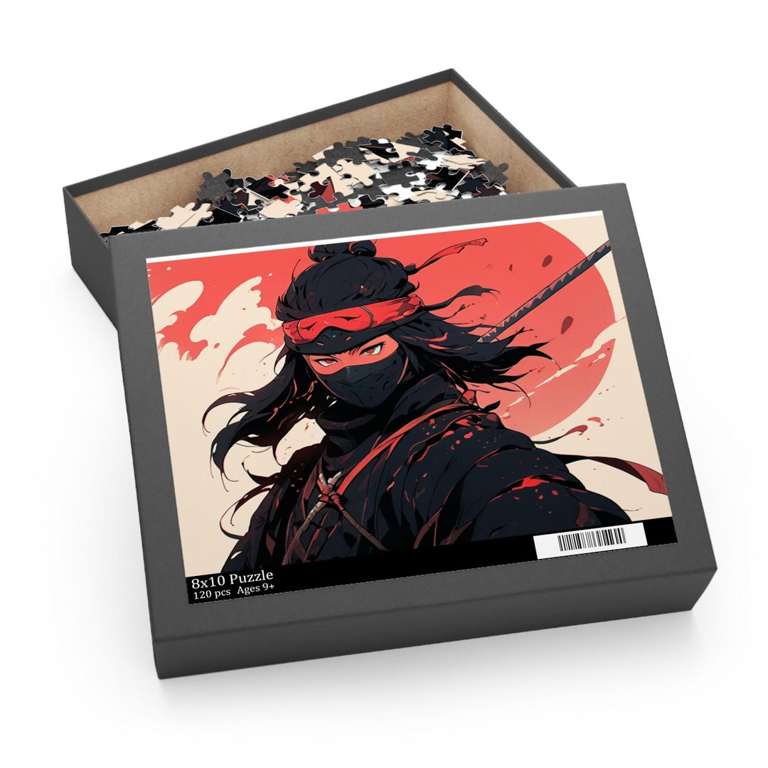 Puzzle, Japanese Ninja Art Design, 120 252 500-piece Jigsaw, Home Decor ...