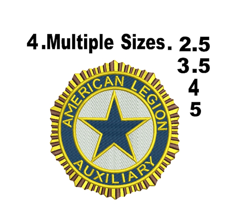 American Legion Embroidery Designs: Auxiliary, Veteran, Baseball ...