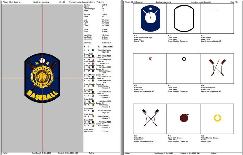 American Legion Embroidery Designs: Auxiliary, Veteran, Baseball ...