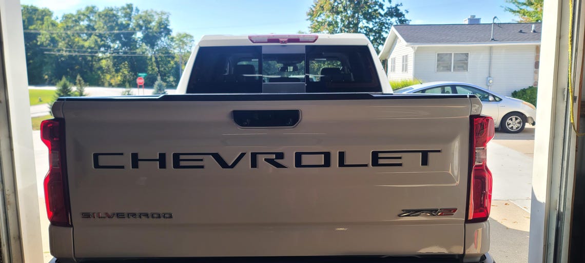 CHEVROLET Tailgate Logo SVG File Fits 2019-2025 Silverado - Etsy