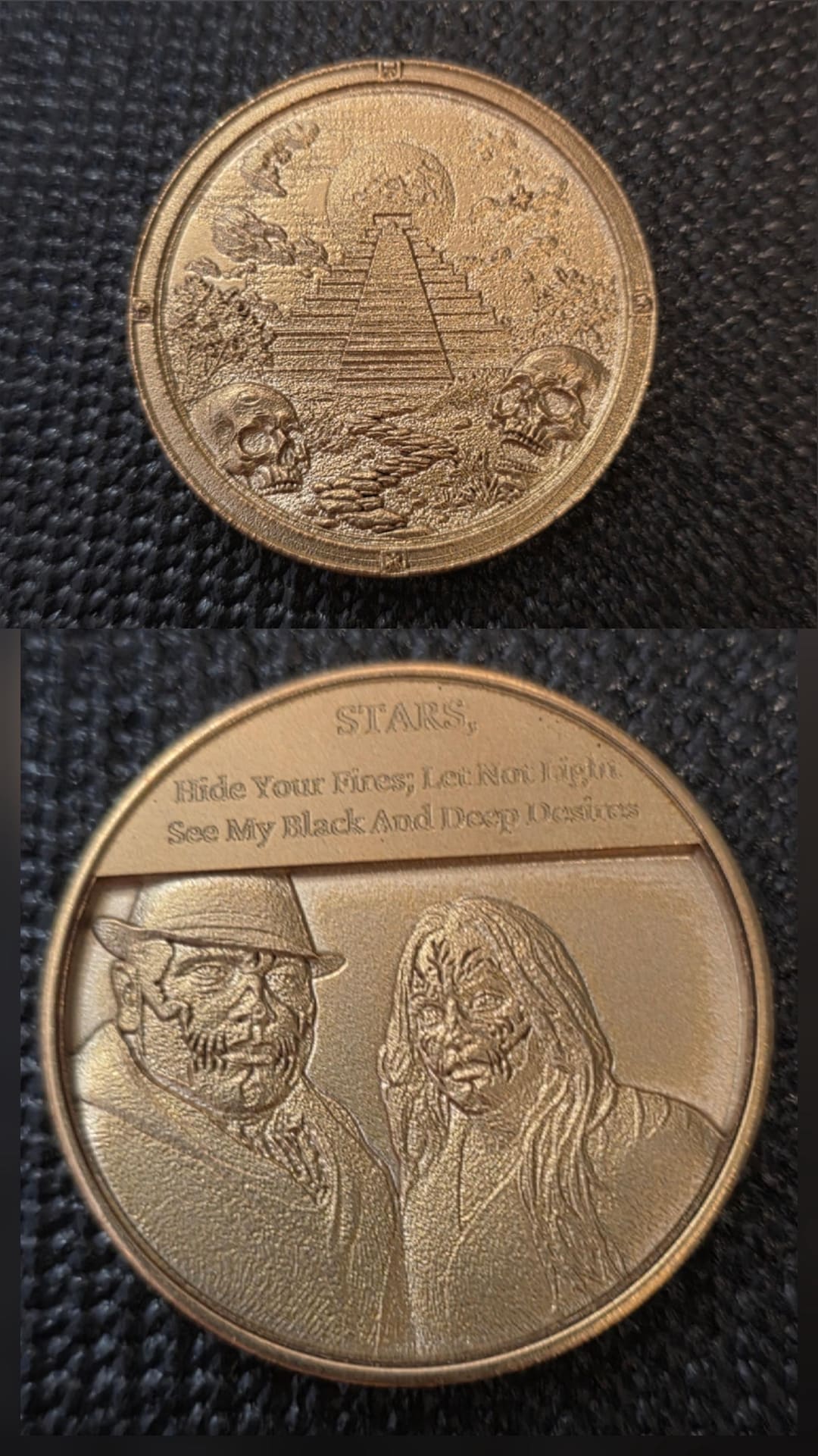 Custom Engraved Brass Coins - Etsy