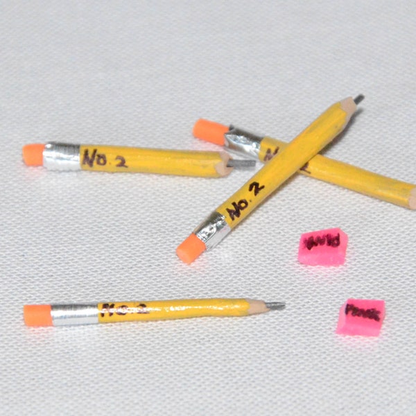 Miniature Pencils - Etsy