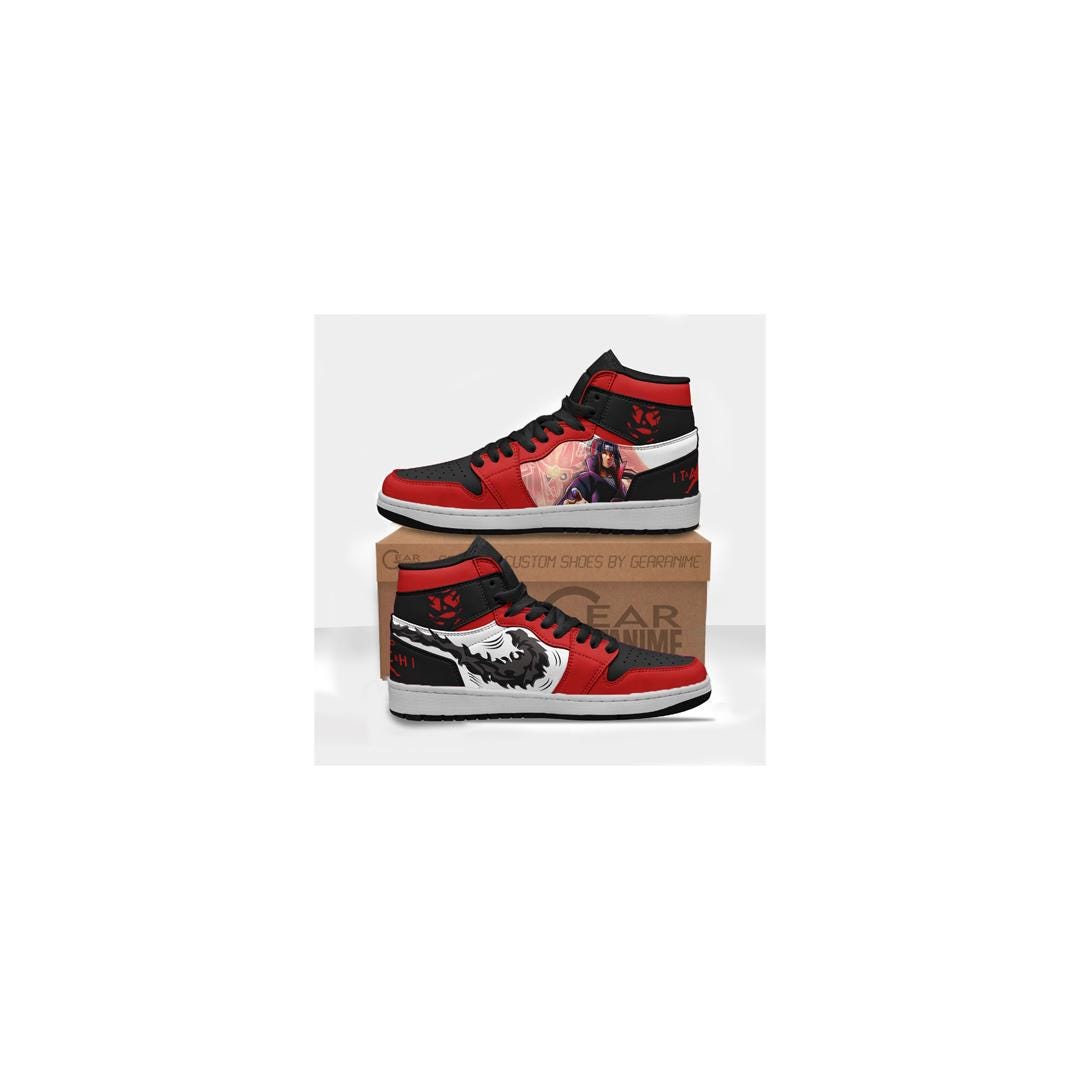 Itachi Akatsuki Sneakers Custom Anime Shoes Model Ver 2 - Etsy
