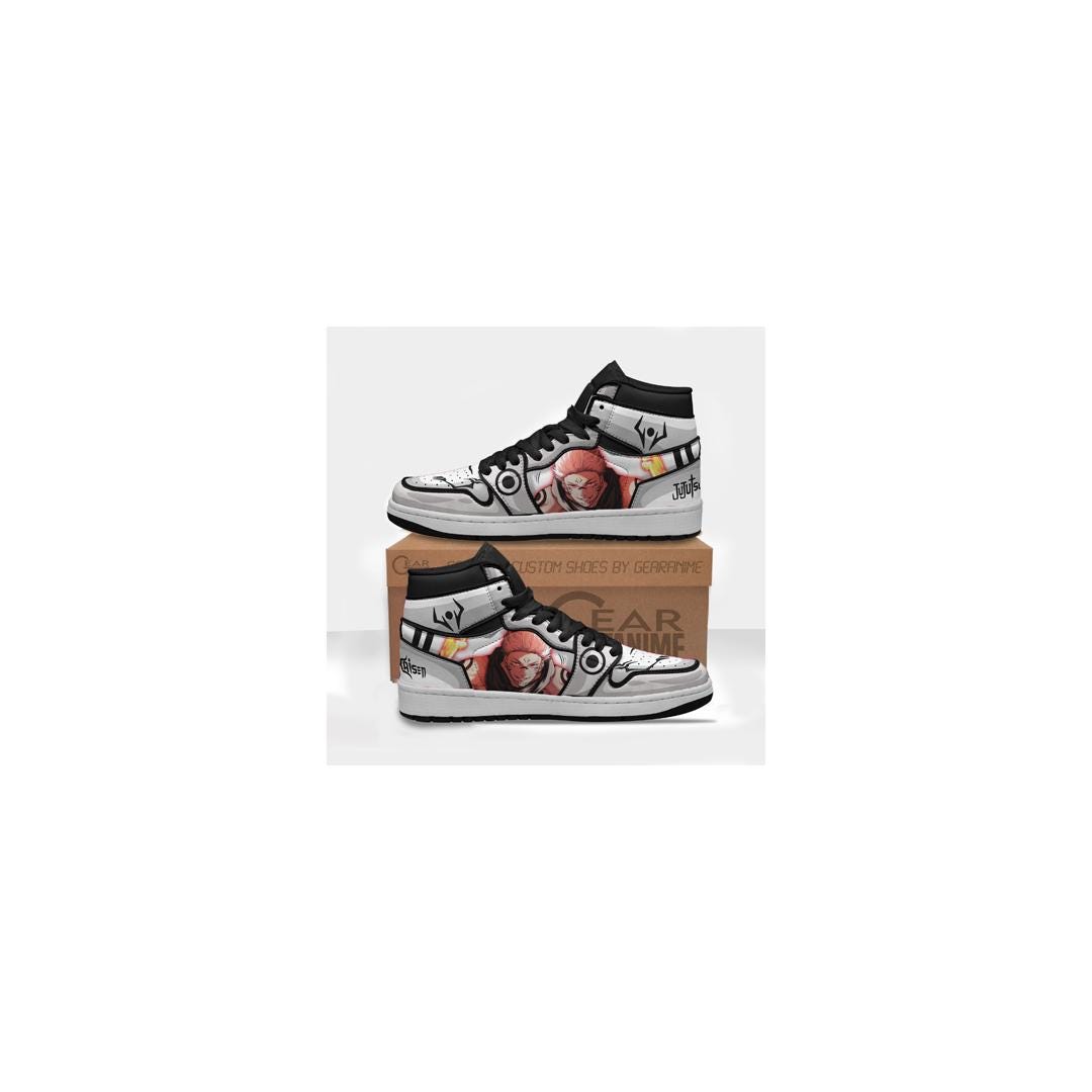 Ryoumen Sukuna Custom 3D Sneakers Jujutsu Kaisen Anime Shoes - Etsy