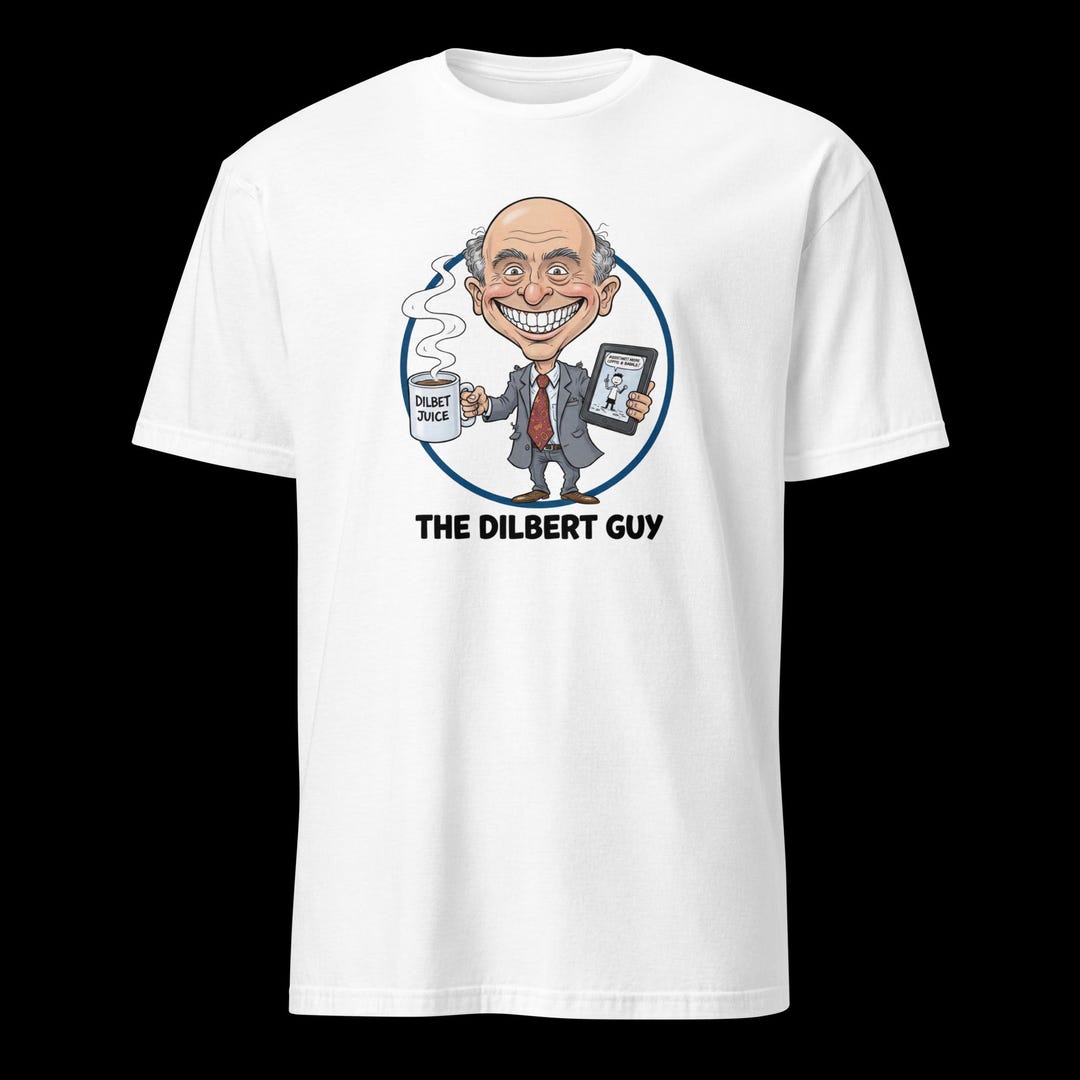 Scott Adams Shirt, Dilbert Cartoon Tribute T-shirt, Minimal Graphic Tee ...