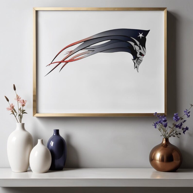 New England Patriots PNG, Patriots Mascot Digital Art, Patriots Fan ...