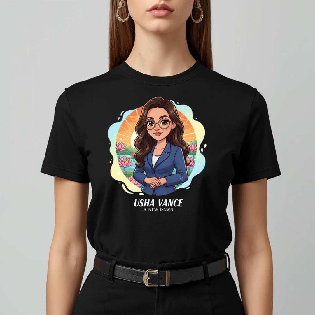 Usha Vance Shirt, A New Dawn Graphic Tee, Artistic Women Leader T-shirt ...