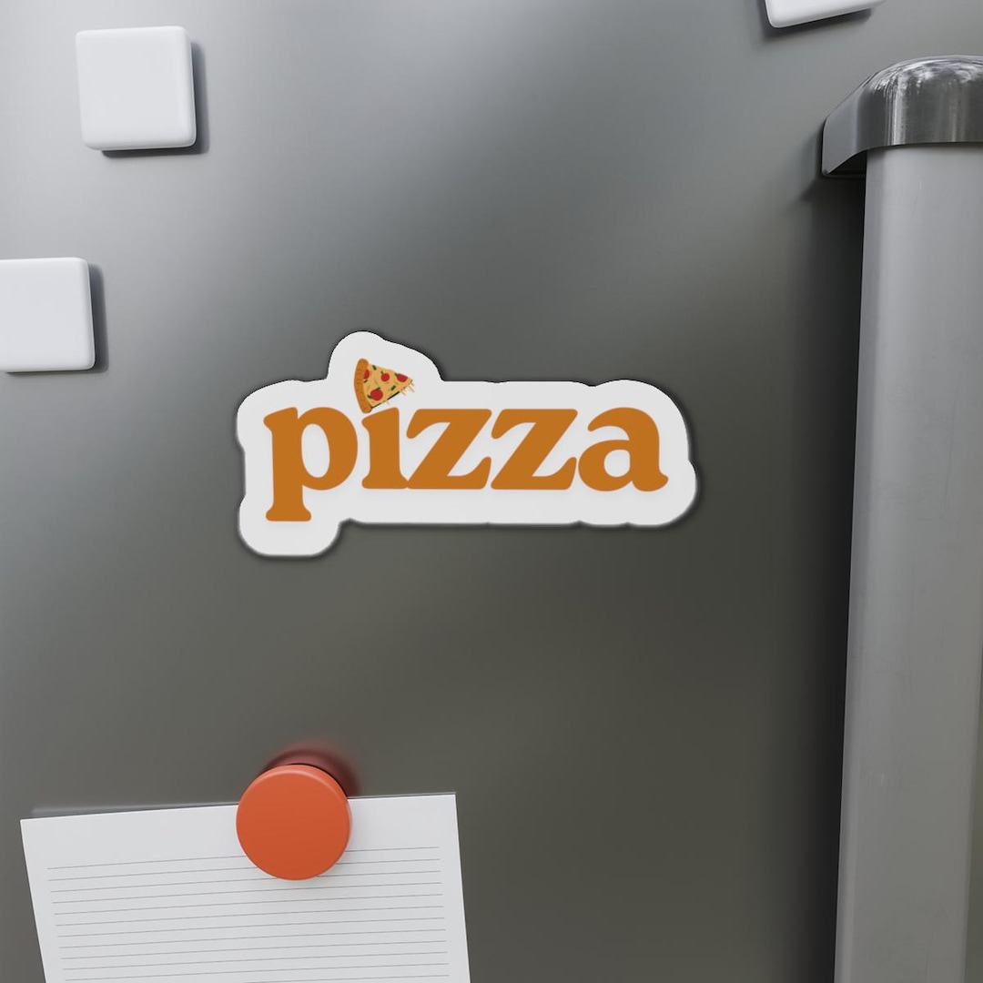 Pizza Slice Die-cut Magnet | Food Refrigerator Magnet - Etsy