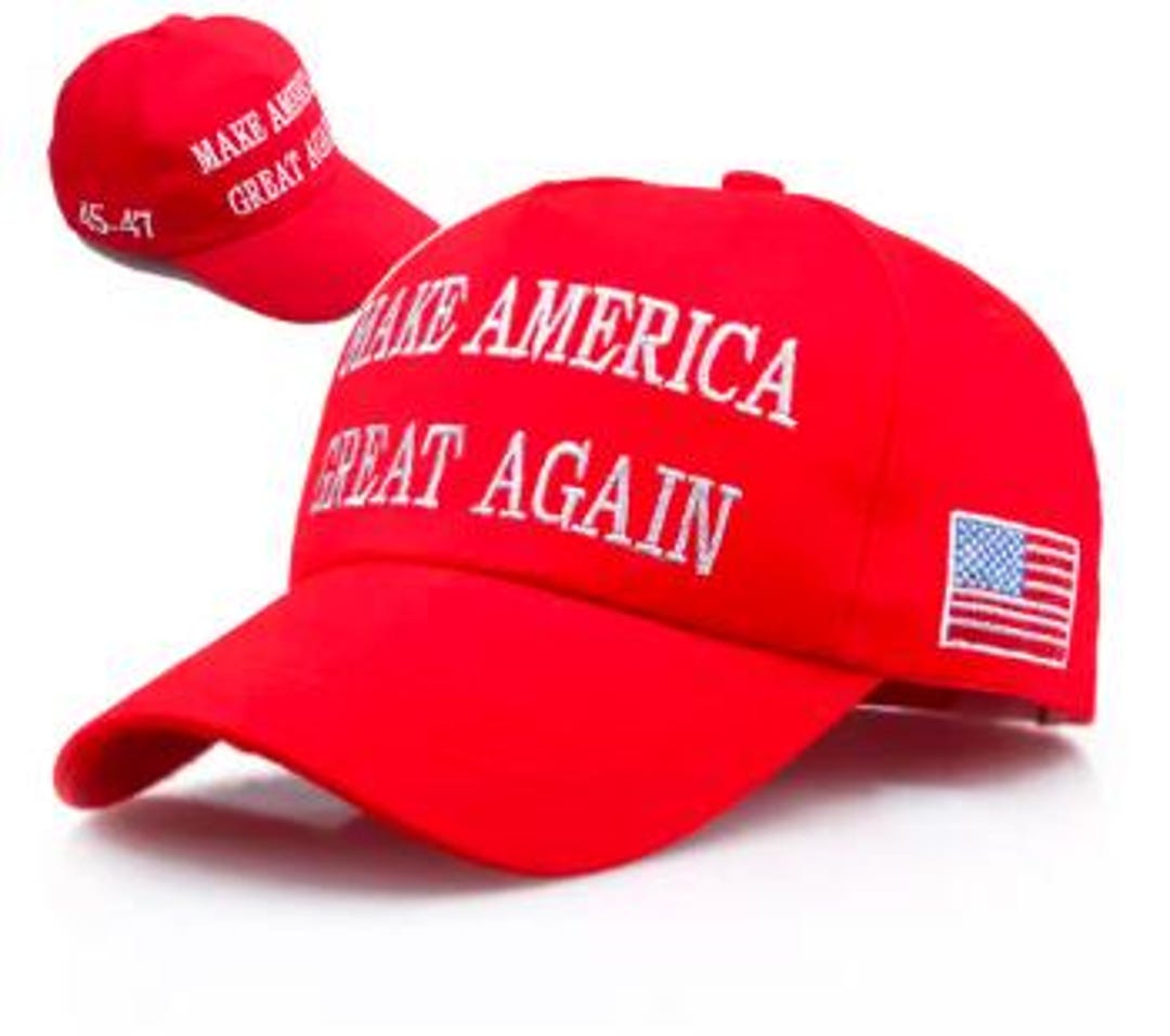 Trump 2024 Election Cap (45–47) – MAGA Red Hat – Patriotic Make America ...