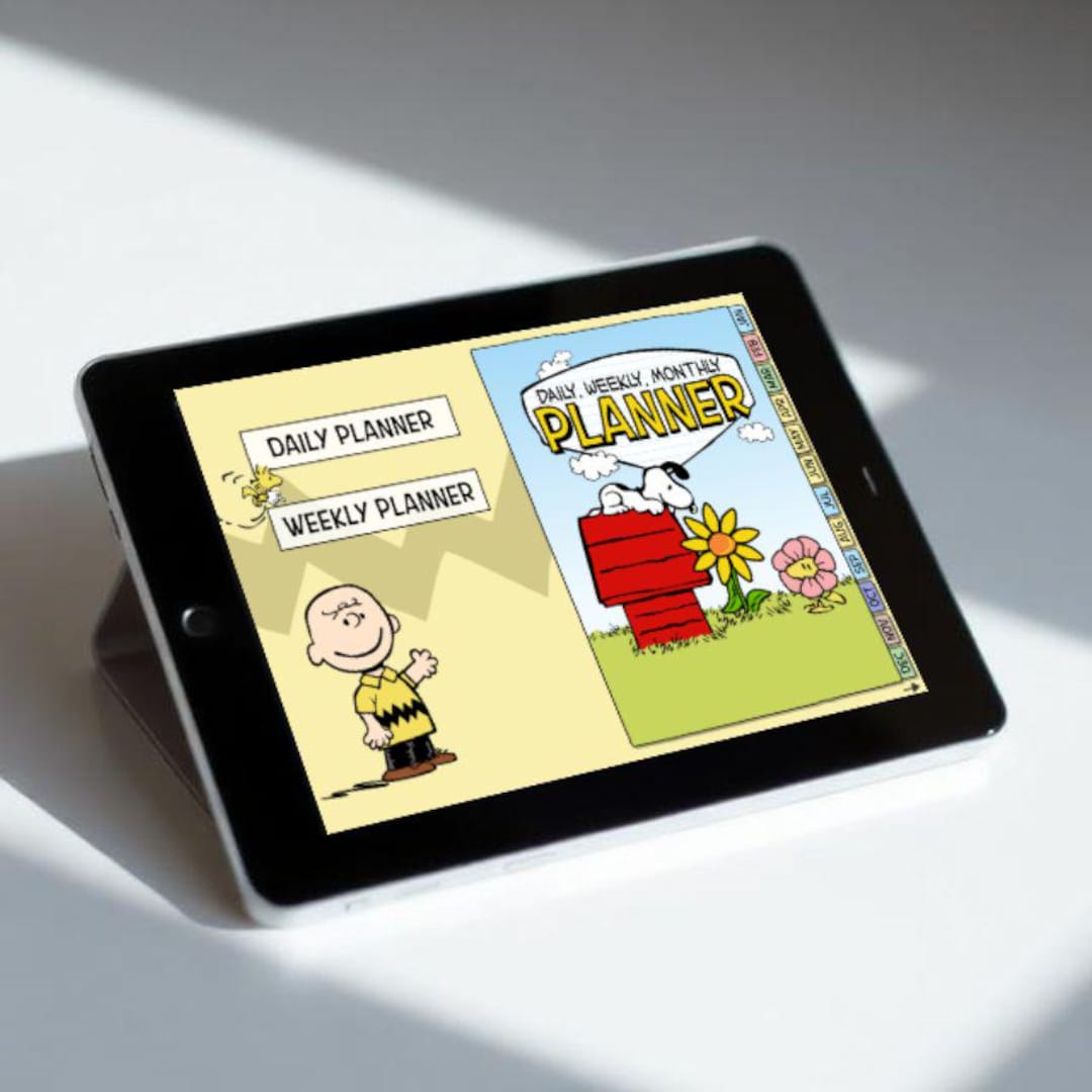 Peanuts Goodnotes Planner, Snoopy-themed Digital Calendar 2026, Daily ...