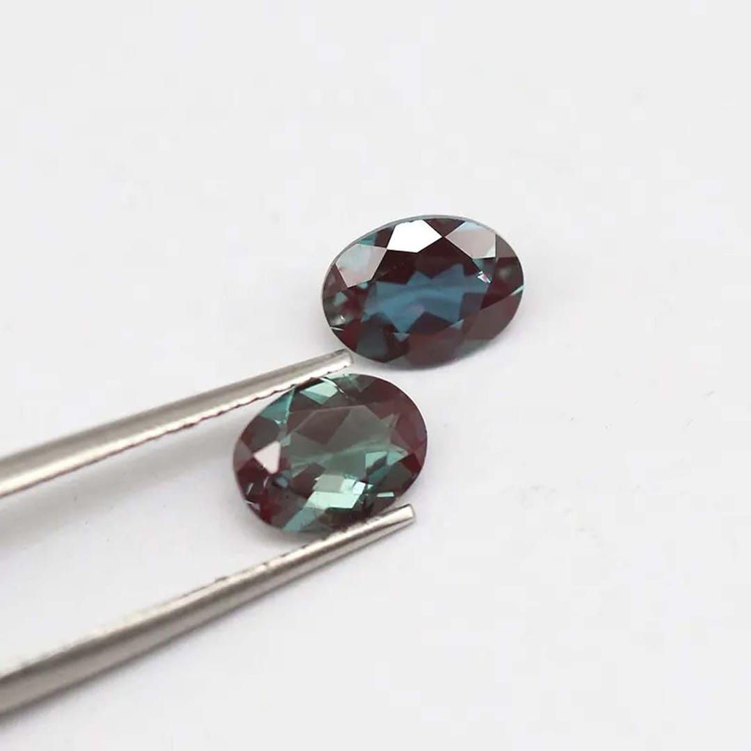 Color Change Alexandrite Gemstone, Oval Cut Loose Alexandrite for ...