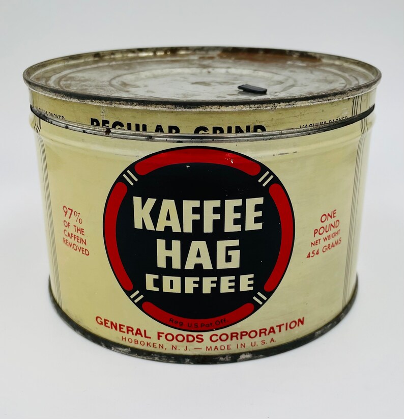 Rare Kaffe Hag Coffee Container - Etsy