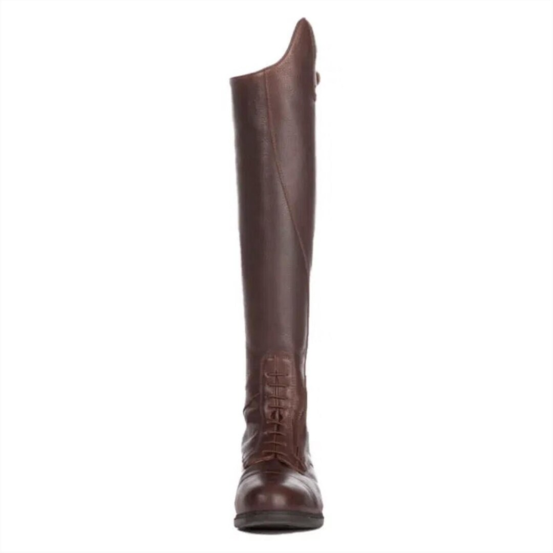Handmade Leather Polo Boots, Custom Riding Boots, Elegant Knee-high ...