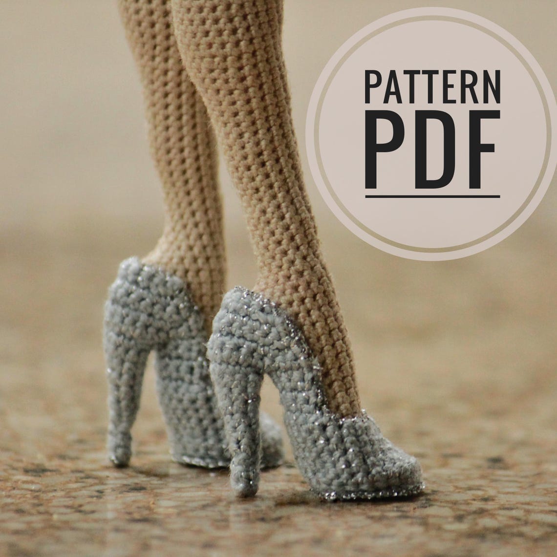 Crochet High Heel Shoes Pattern | Fashion Doll (PDF Pattern) - Etsy