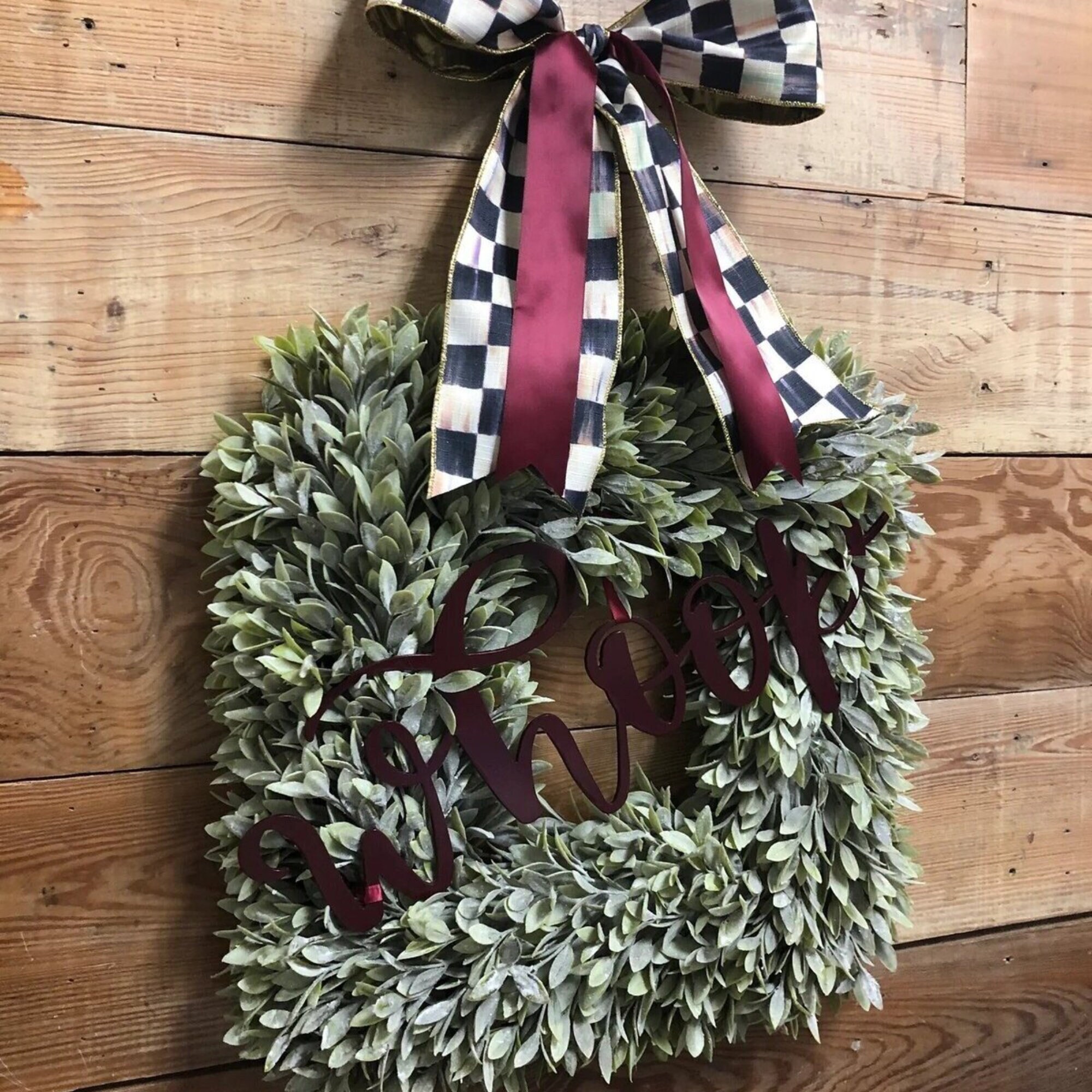 Texas A&M Aggie Whoop Wreath - Etsy