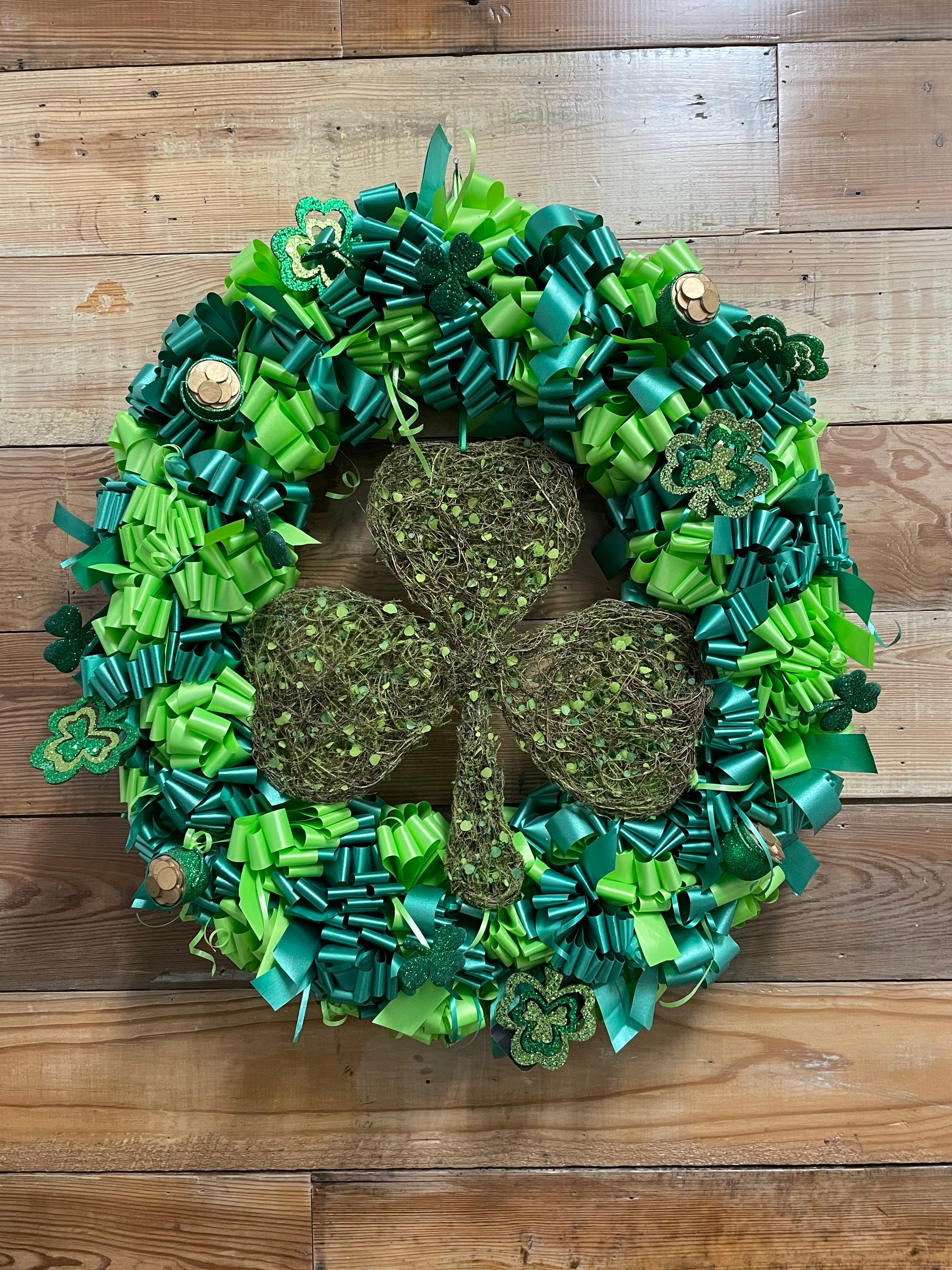 St Patty's Wreath-irish Decoration-irish-st Patricks Day | Etsy