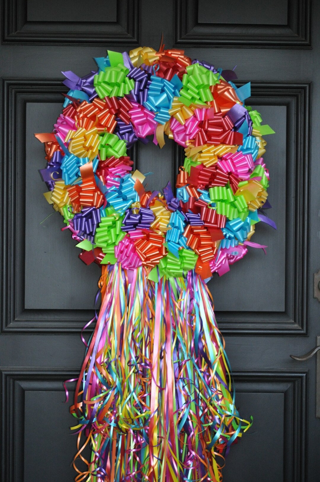 Fiesta Ribbon Wreath - Etsy
