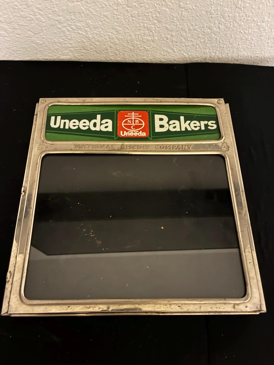 Vintage Uneeda NBC Glass and Tin Countertop Store Display Case ...