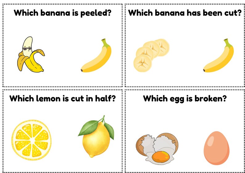 Toddler Comparison Flashcards Printable PDF, Preschool Big Small ...