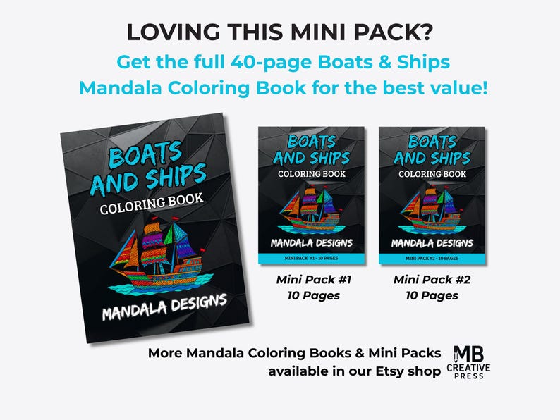 Printable Boats and Ships Coloring Pages for Kids Ages 8–12 | Mandala ...