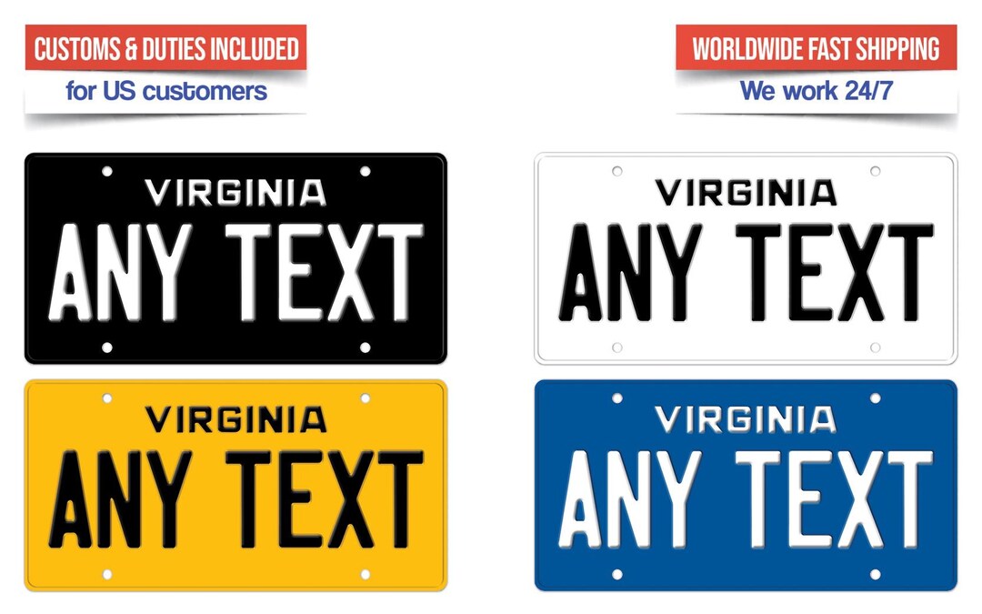 Personalized Virginia License Plate | the Perfect Plate for Your Car ...