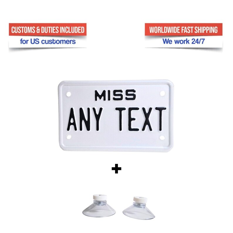 Mississippi Motorcycle Custom License Plate – Embossed Novelty Tag for ...