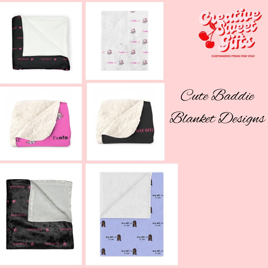 Custom Baddie Blankets - Etsy