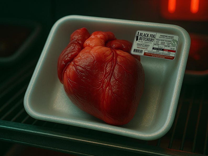 Halloween Props Meat Labels Canva Editable Printable Human Flesh ...