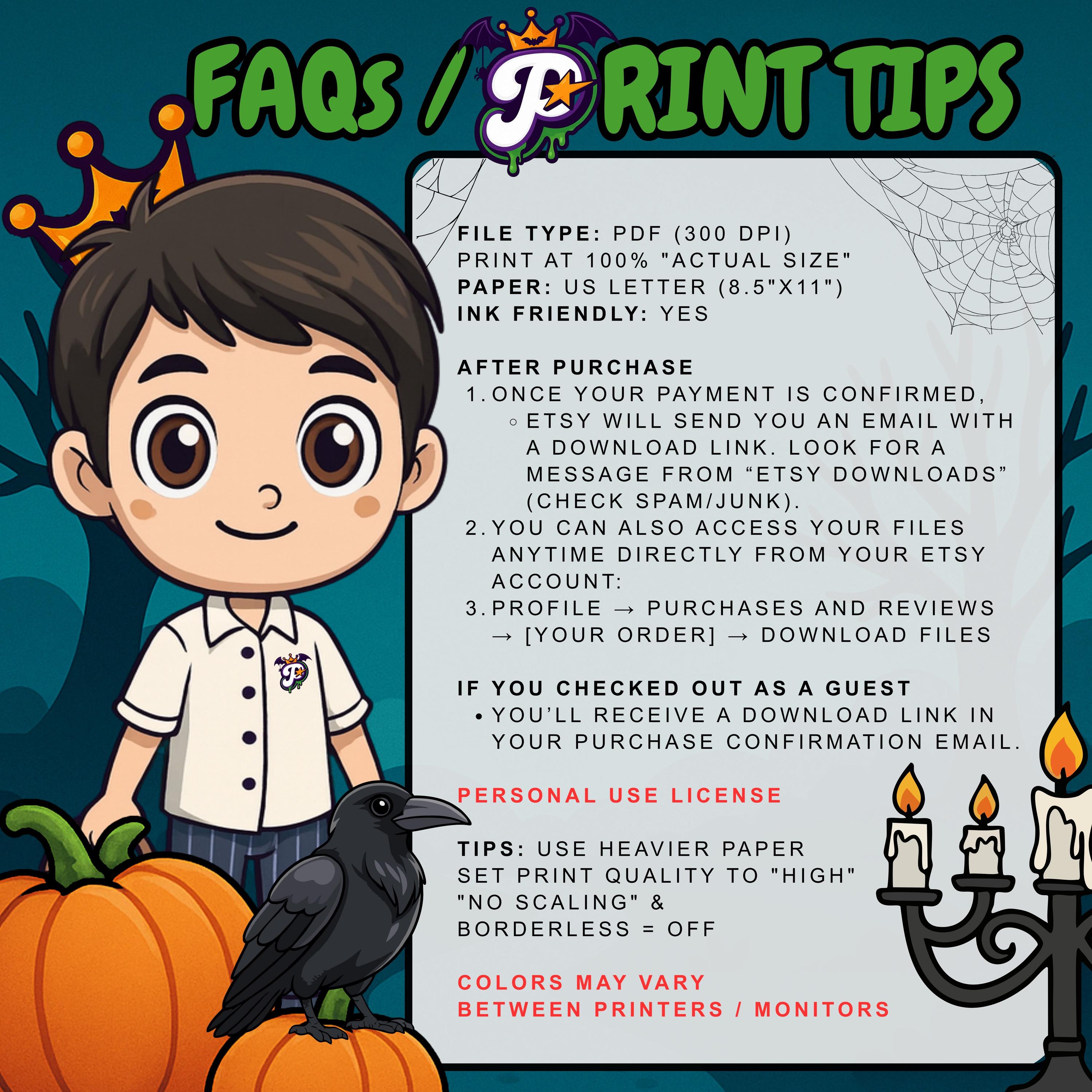 Halloween Treat Idea Donut Card Printable Favor Gift for Kids, Party ...