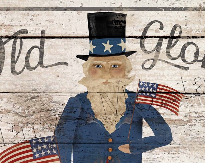 Uncle Sam Independence Day Decoration - Etsy