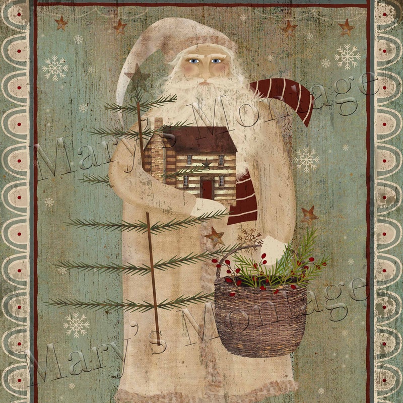 Victorian Santa - Etsy
