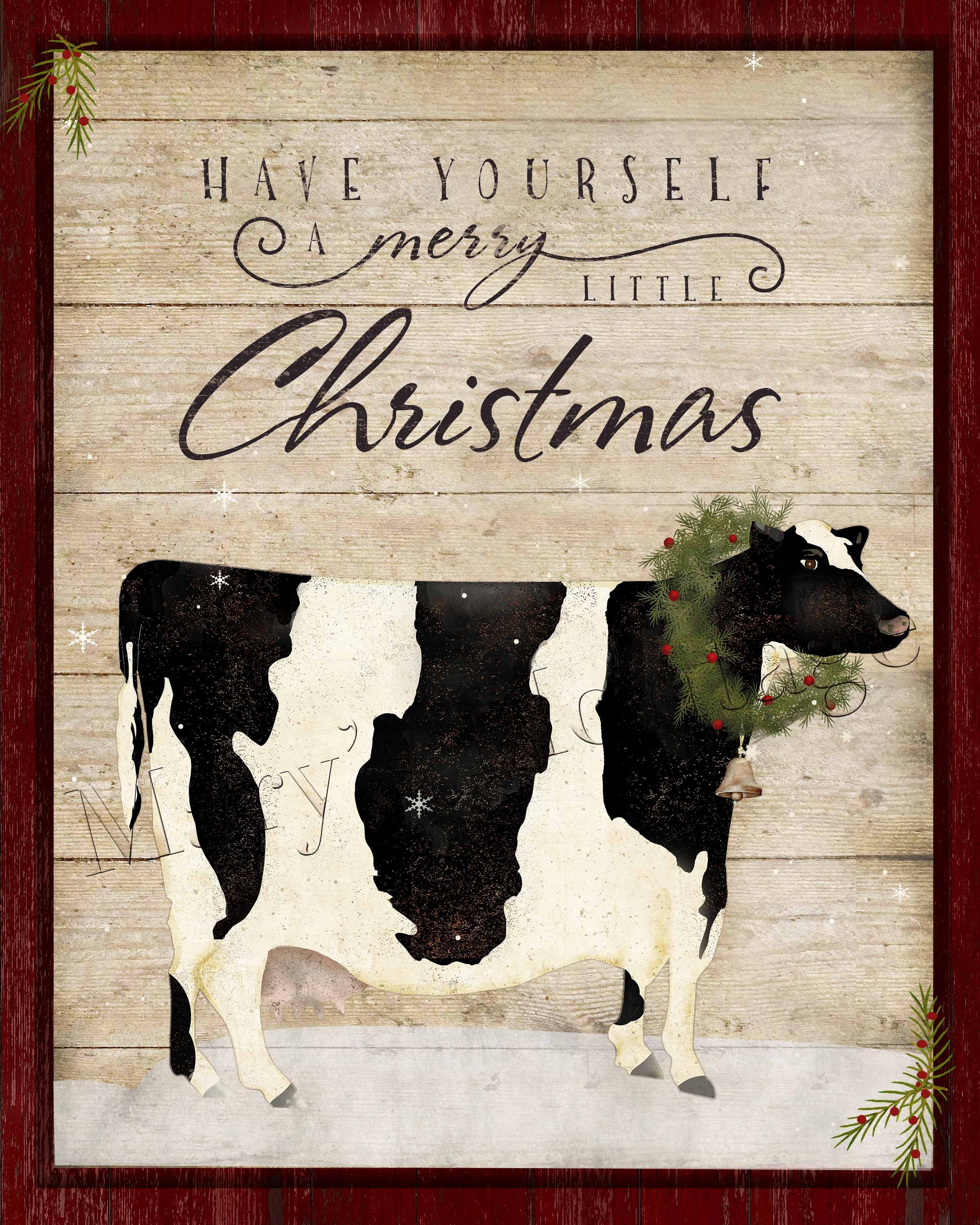 Christmas Cows