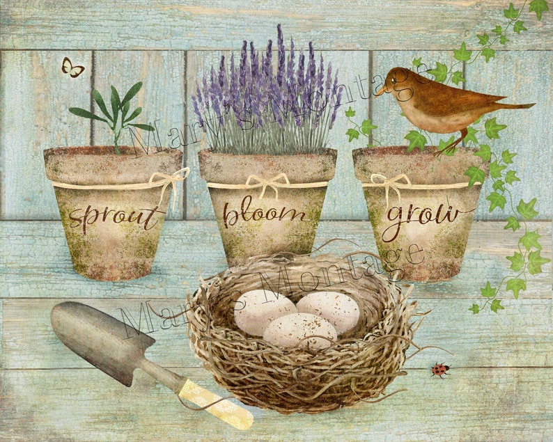 Sprout, Bloom, Grow, 8 X10 Digital Printable Download - Etsy