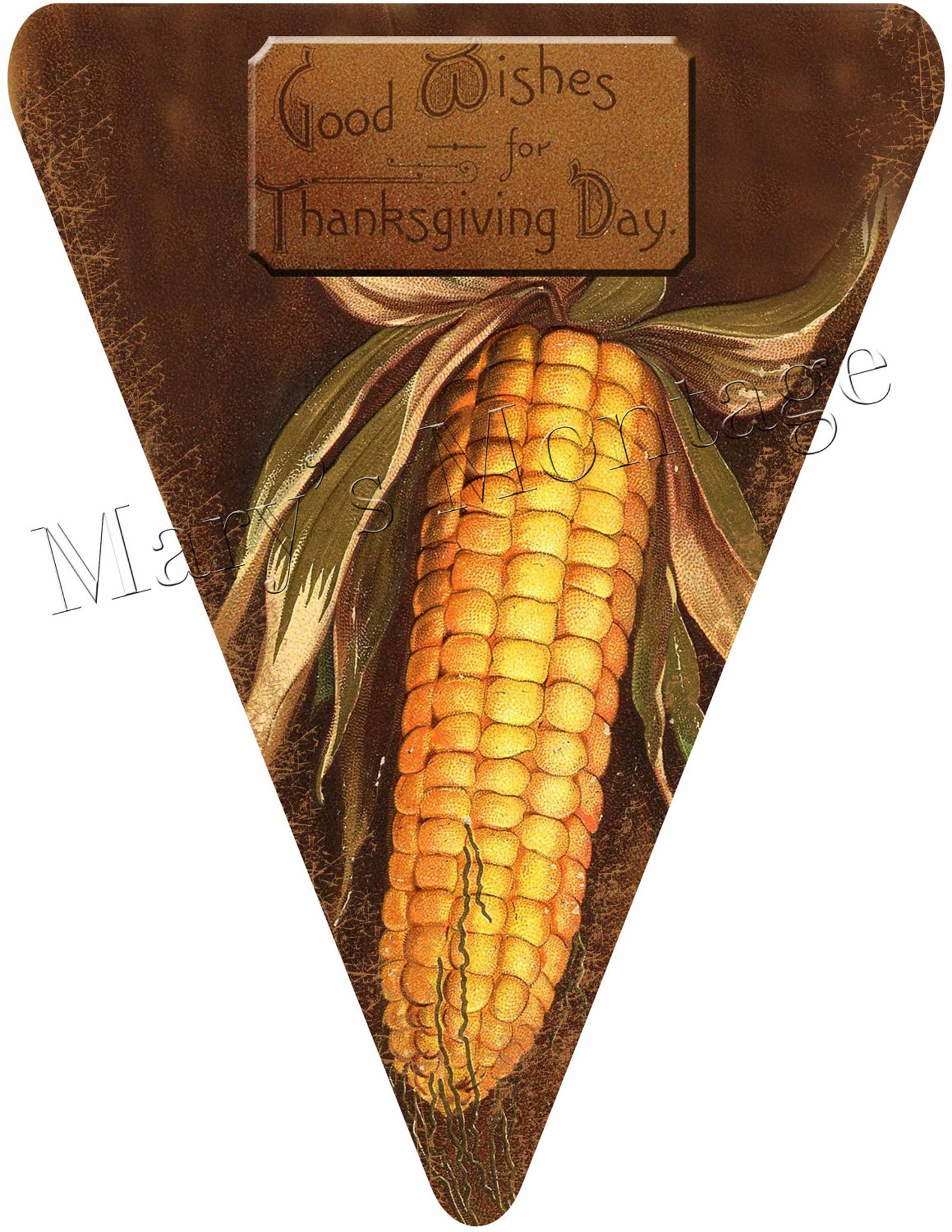 Thanksgiving Bunting Pennant Flags Download Print Large - Etsy