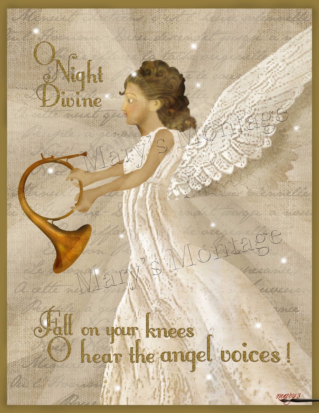 O Night Divine Art -download & Print - Etsy