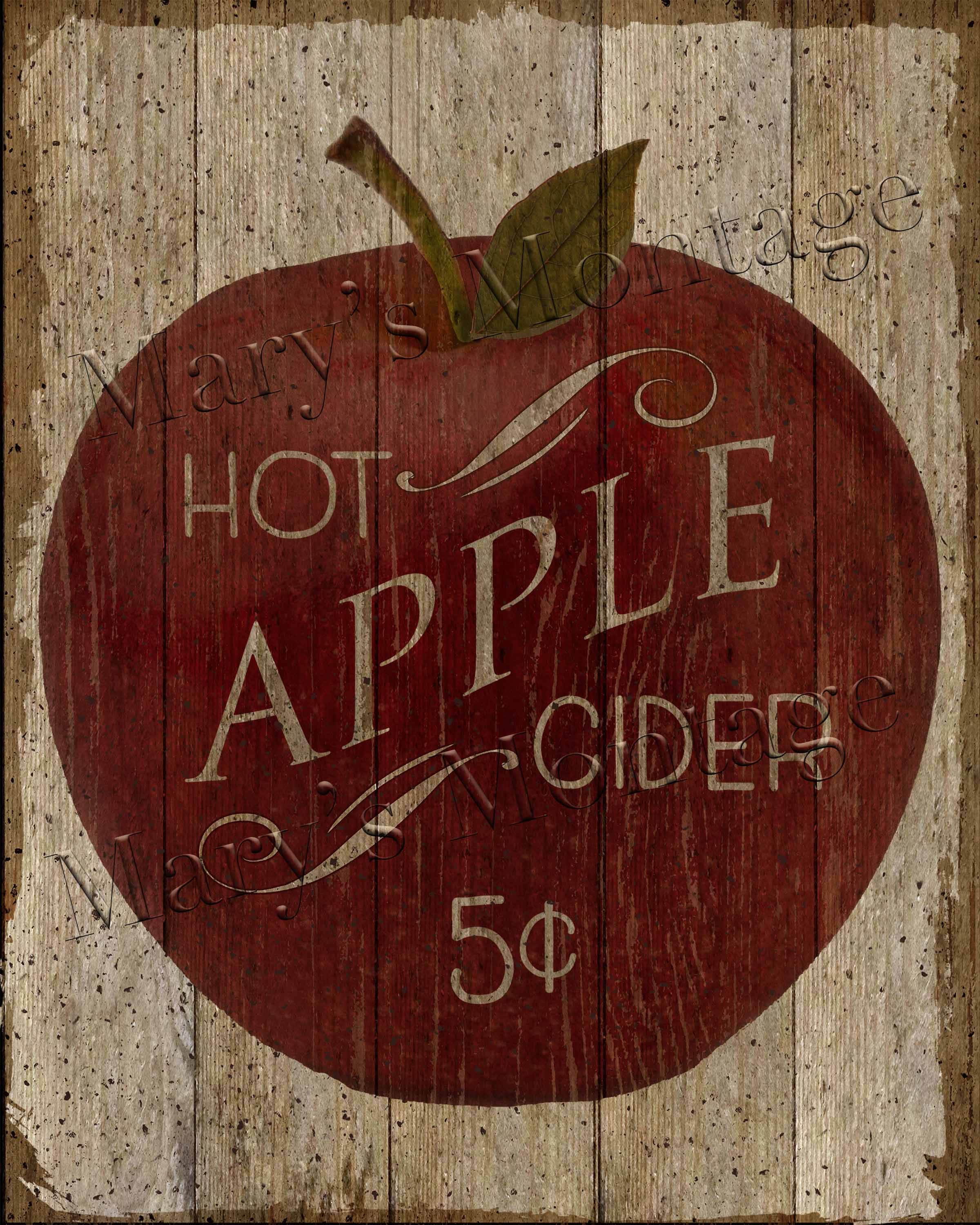 Hot Apple Cider 8x10 Printable Download - Etsy