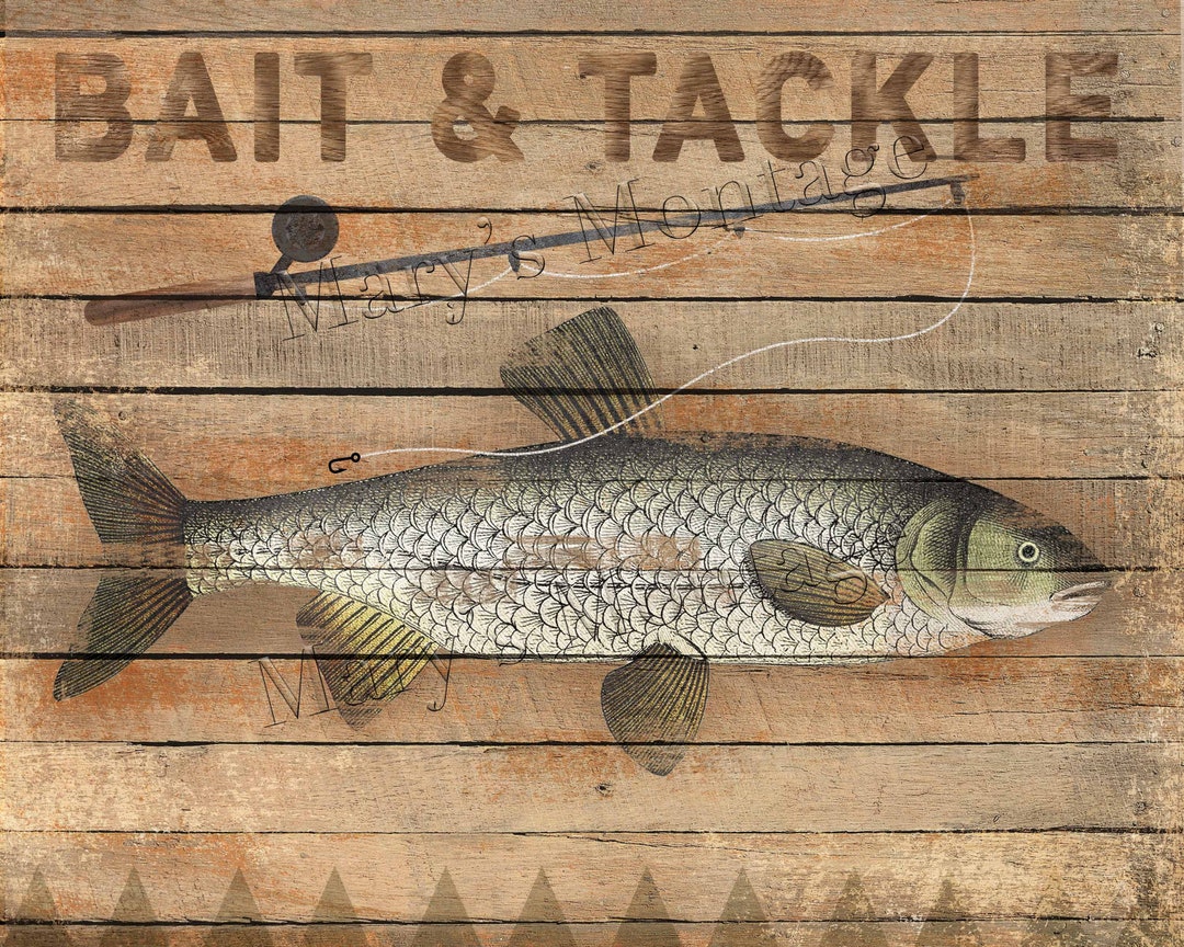 Bait & Tackle, 8x10 Printable Download - Etsy