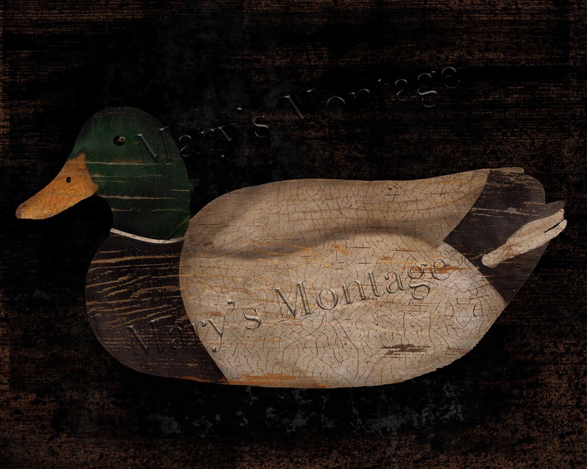 Duck Decoy, 3 Pc. Set, 8x10 Printable Art Download - Etsy