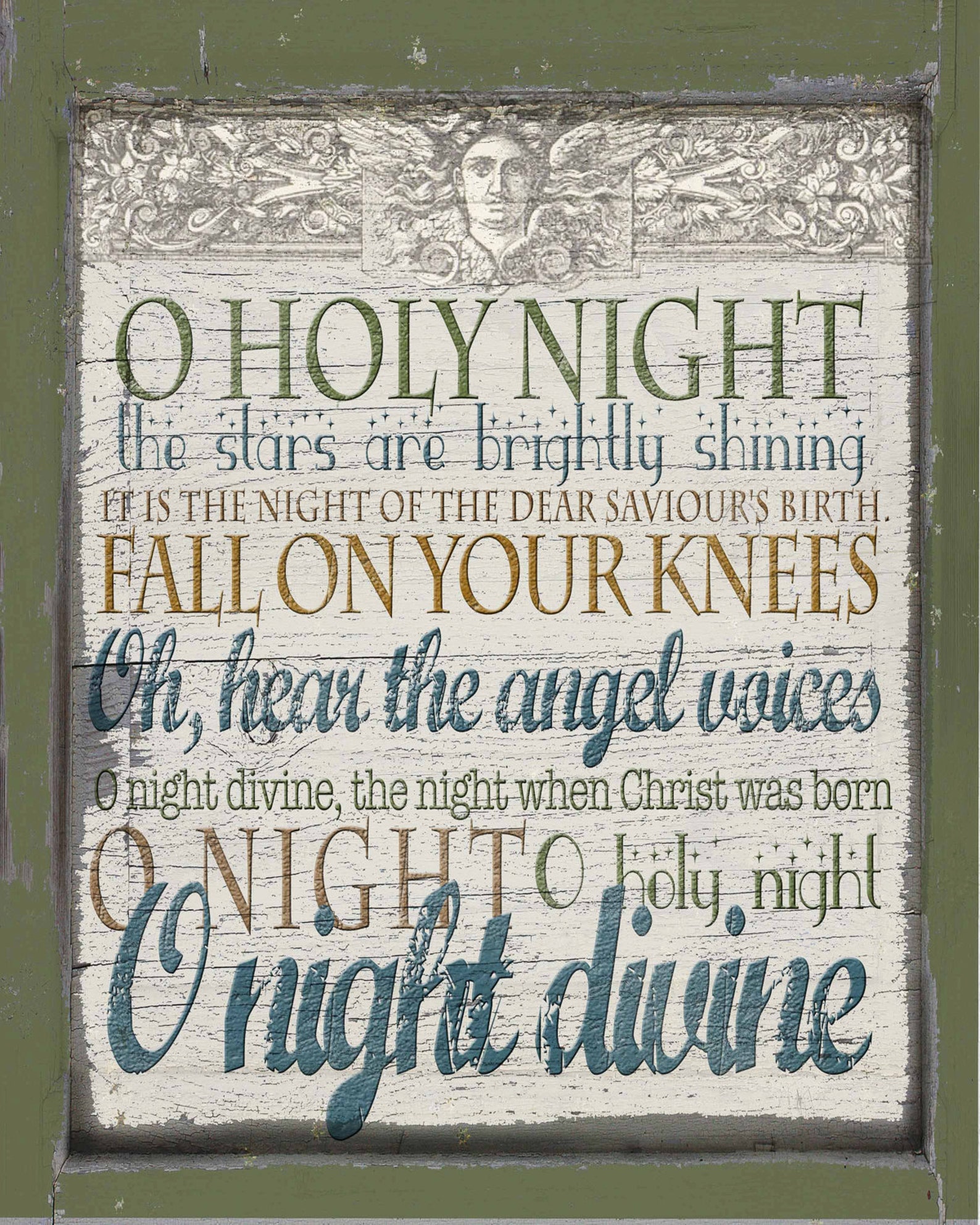 O Holy Night Subway Art Poster Download & Print - Etsy