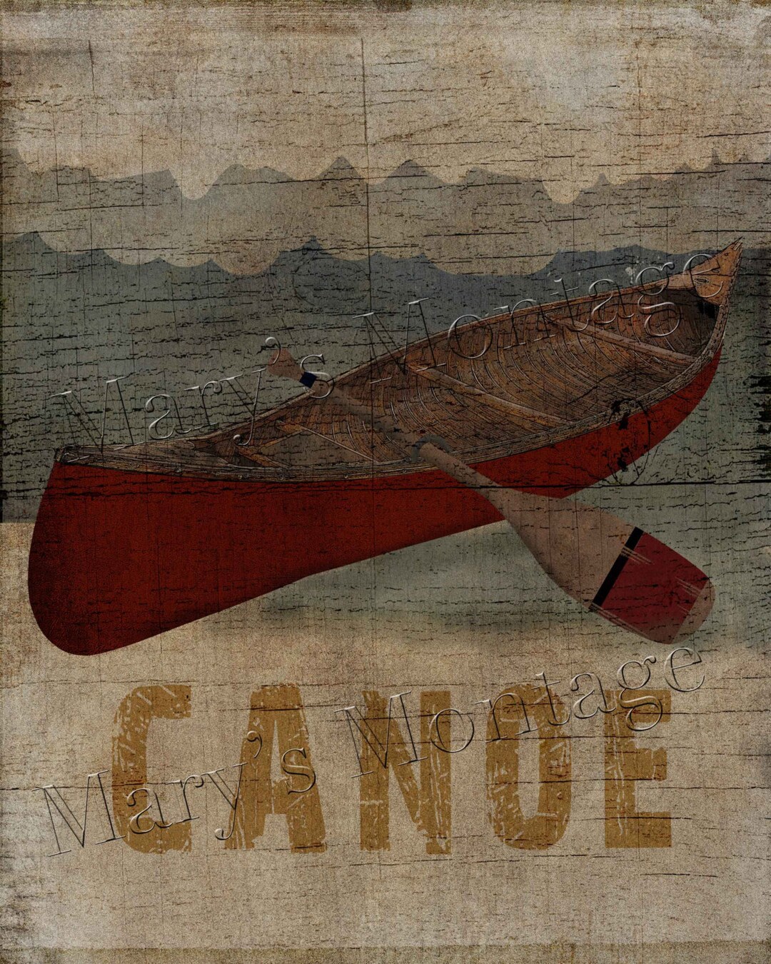Canoe, Original, 8 X10, Download, Printable - Etsy