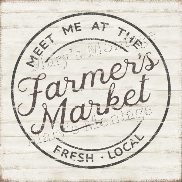 Farmers Market Sign - Etsy