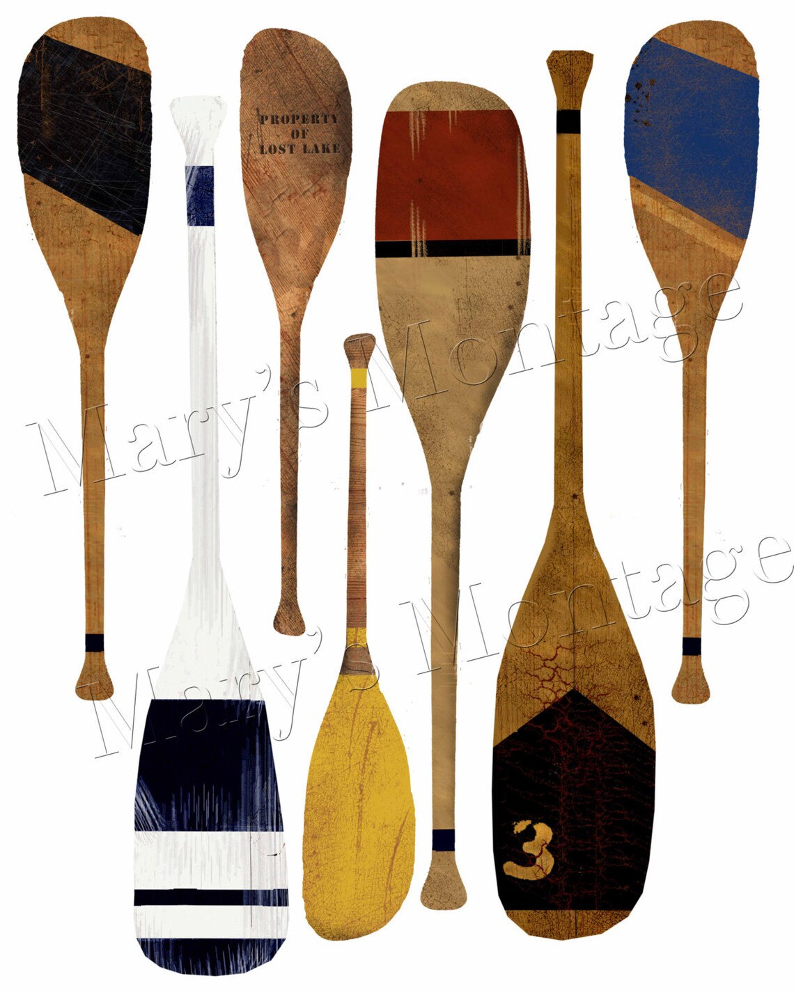 Oars PNG Set - Etsy