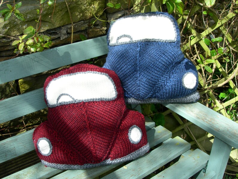 PDF Knitting Pattern for a Classic Car Cushion | Etsy UK
