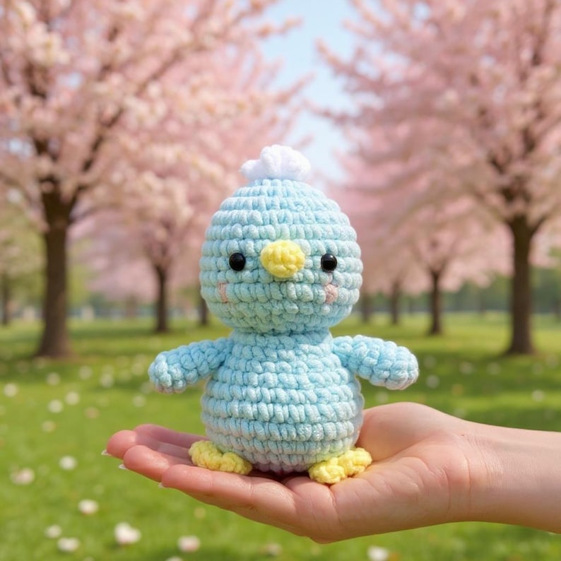 Adorable Chick Amigurumi Crochet Pattern, Baby Chicken Plush Toy PDF ...