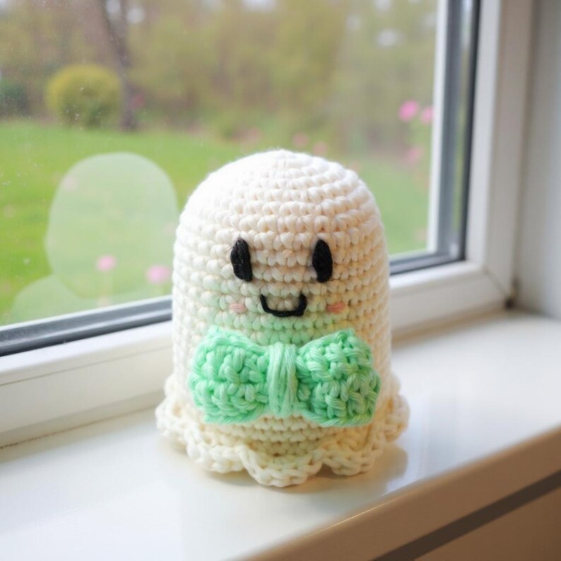 Crochet Ghost Pattern PDF, Amigurumi Halloween Ghost Doll, Cute Crochet ...