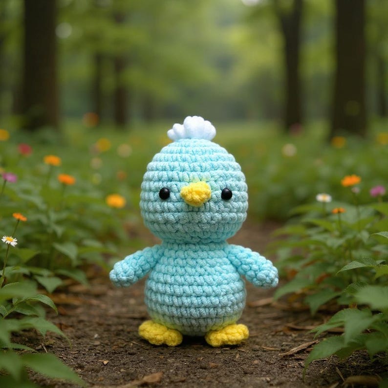 Adorable Chick Amigurumi Crochet Pattern, Baby Chicken Plush Toy PDF ...