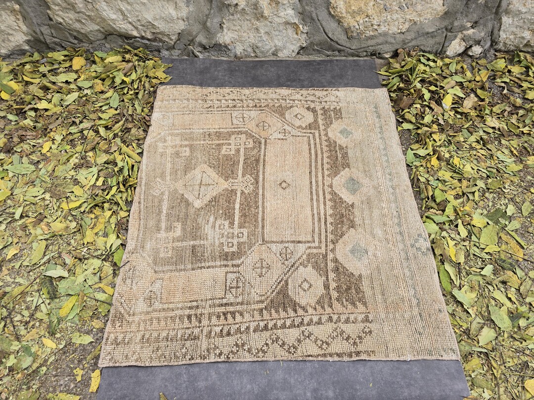 3x4 Small Wool Rug,vintage Rug, Vintage Small Rug, Home Decor Rug ...