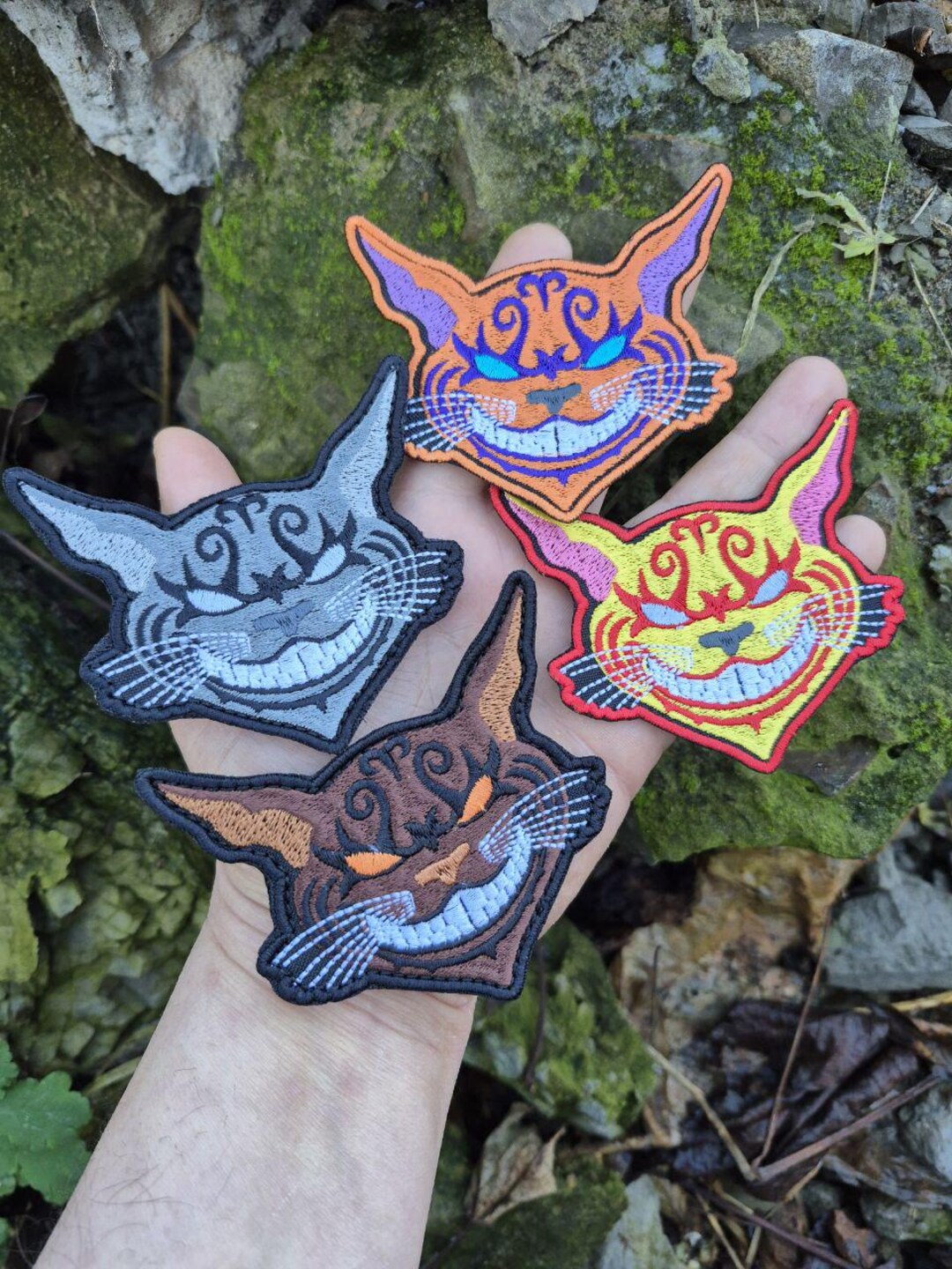 Cheshire Cat Embroidered Morale Patch • Tactical Hook Badge - Etsy