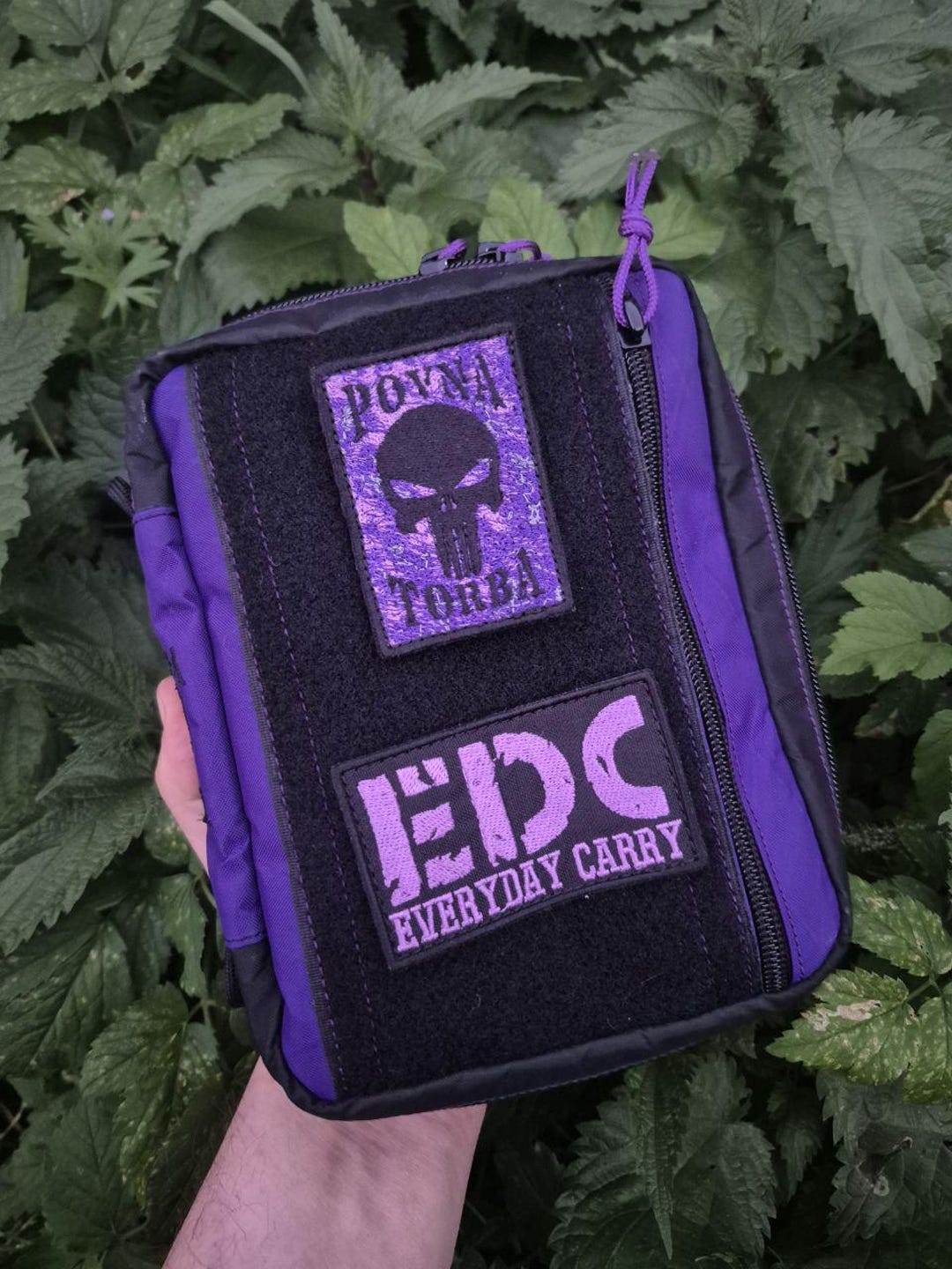 EDC Organizer Pouch “hom” X-pac Fabric 18x13cm YKK Zipper Removable ...
